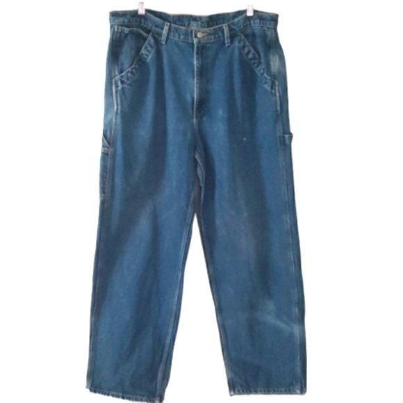 Polo Ralph Lauren | Pants | Vintage Polo Ralph Lauren 9s Y2k Carpenter Jeans Baggy Medium Wash ...